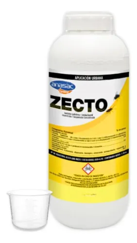 Zecto Sc 1 Lt Insecticida Dos Ingredientes Amplio Espectro | Envío gratis