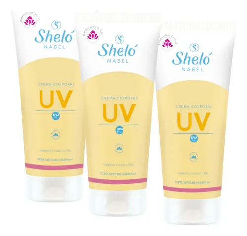 Crema Corporal Uv Shelo Nabel® 250ml. 3 Piezas | Envío gratis Crema Corporal Uv Shelo Nabel® 250ml. 3 Piezas | Envío gratis