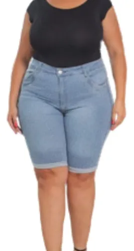 Bermuda Feminina Ciclista Brilho Diferenciada Moda Grande | MercadoLivre Bermuda Feminina Ciclista Brilho Diferenciada Moda Grande | MercadoLivre