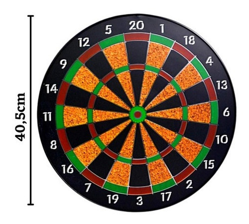 Jogo De Dardos Premium 40 5 Alvo Grande Tabuleiro Magnético Mercadolivre