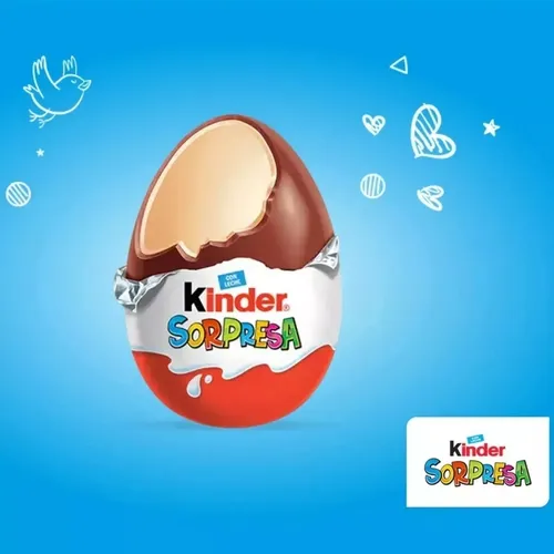 Huevo Kinder Sorpresa Niño Nene Pascua Caja X12 Unidades En Venta En