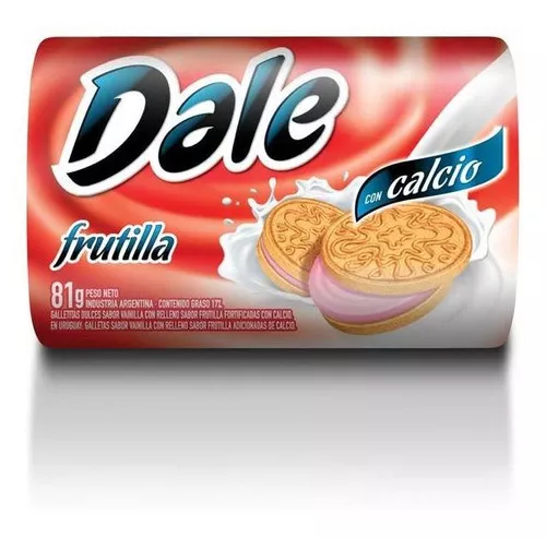 Pack X 3 Unid Galletitas Frutilla 81 Gr Dale Galletitas Du | MercadoLibre Pack X 3 Unid Galletitas Frutilla 81 Gr Dale Galletitas Du | MercadoLibre