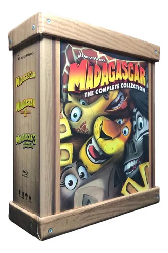 Madagascar The Complete Collection Trilogia Boxset Blu-ray | MercadoLibre