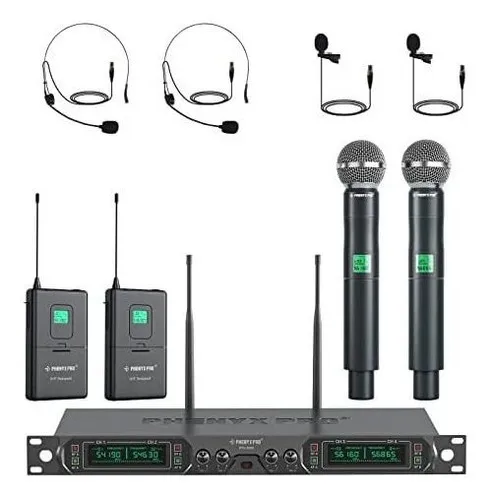 Sistema de microfone sem fio Phenyx Pro, conjunto UHF Color PTU-5000B ... Sistema de microfone sem fio Phenyx Pro, conjunto UHF Color PTU-5000B ...