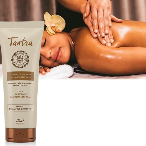 Gel Profissional Para Massagem Tântrica Yoni E Lingam 220 Ml