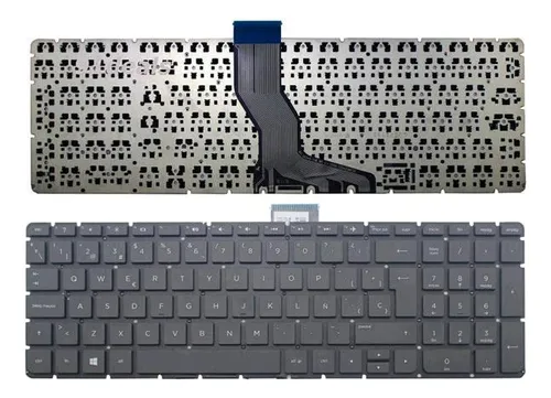 Teclado Oem Para Hp 15 Bs Color Negro 101 Teclas Cuotas Sin Interés