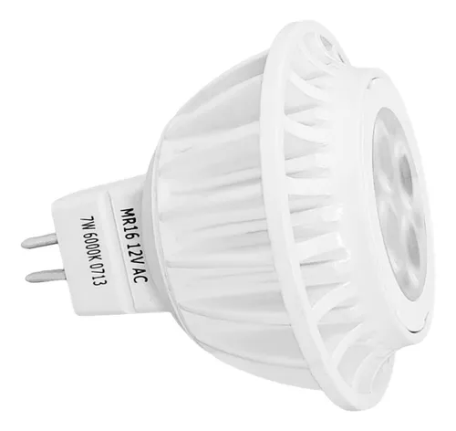 Lâmpada Led Dicróica Mr16 7w 12v Gu5 3 Branco Quente Cor Da Luz Branco