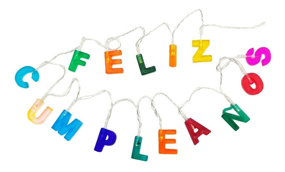 Letrero Led Feliz Cumpleaños Mercadolibre 📦