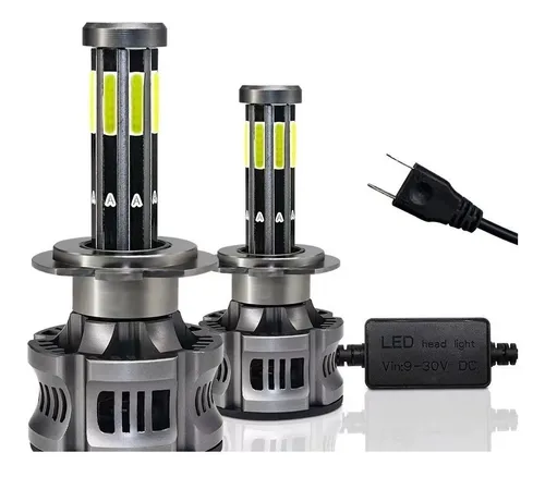 Carguia Kit De Luces Focos Led 8 Caras H4 100w 6000k | Meses sin interés Carguia Kit De Luces Focos Led 8 Caras H4 100w 6000k | Meses sin interés