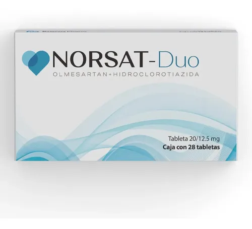 Norsat-duo 28 Tabletas 20/12.5mg | MercadoLibre