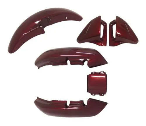 Kit Paralama Rabeta Aba Cbx 200 Strada Diversas Cores