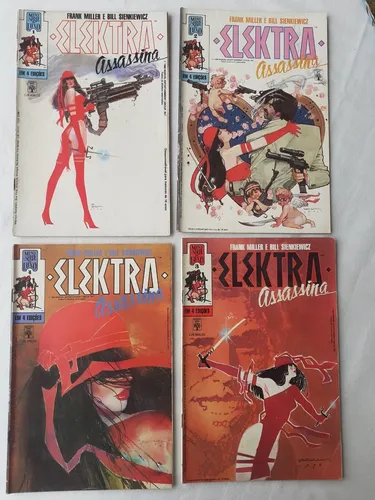 Elektra Assassina Em 4 Partes Editora Abril 1988 Mercadolivre