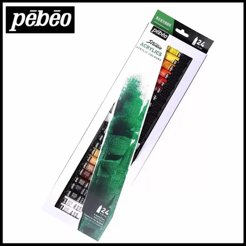 Set De Pinturas Acrilicas Pebeo Con 24 Tubos Set De Pinturas Acrilicas Pebeo Con 24 Tubos