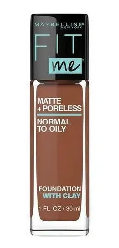 Base De Maquillaje Líquida Maybelline Fit Me Matte Poreless Foundation Normal Skin To Oily