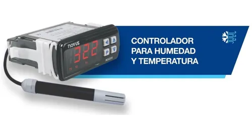 Termostato Electronico Rht N322 Novus Humedad + Temperatura | Envío gratis