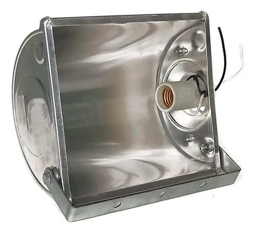 Refletor Para Lampada De Até 250w E27 Metalica E Sodio Carcaça Prateado ... Refletor Para Lampada De Até 250w E27 Metalica E Sodio Carcaça Prateado ...