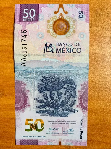 Billete De 50 Pesos Ajolote Serie Aa Error De Impresion en venta en ... Billete De 50 Pesos Ajolote Serie Aa Error De Impresion en venta en ...