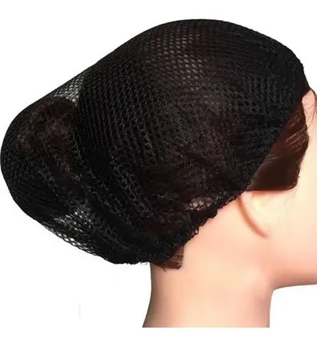 Toca Reutilizable Malla Redecilla Para Cabello Color Negro | Cuotas sin ...