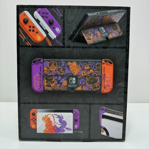 Nintendo Switch Desbloqueado Oled Edição Pokémon Scarlet Violet 128gb