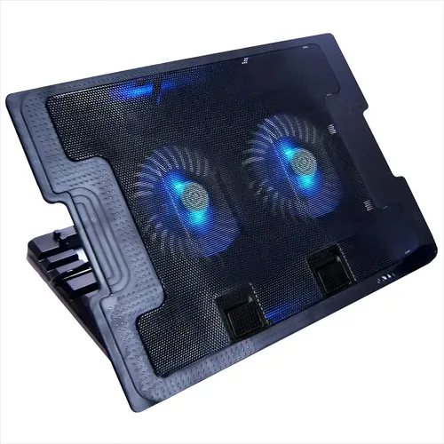Base Refrigerante Cooling Pad 638a, 5 Niveles 2 Ventiladores Color ...