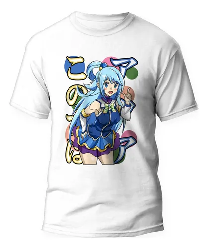 Camiseta Aqua - Kono Subarashii Unissex Anime V6 | Parcelamento sem juros Camiseta Aqua - Kono Subarashii Unissex Anime V6 | Parcelamento sem juros