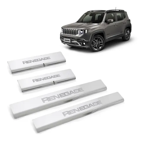 Soleira Aço Inox Gravada Laser Promoção Renegade 2022 2023 Soleira Aço Inox Gravada Laser Promoção Renegade 2022 2023