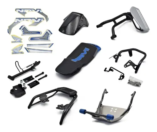 Kit Deportivo Completo Accesorios Honda Navi Azul Original | MercadoLibre