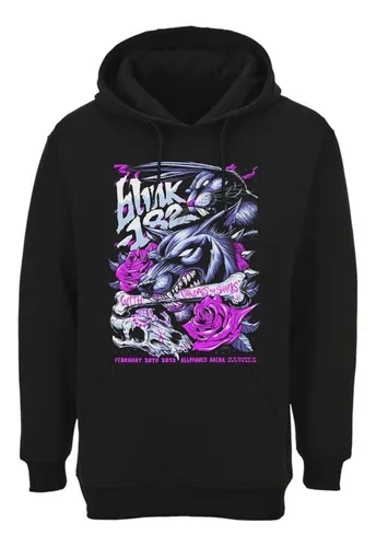 Poleron Blink 182 Live In Australia Punk Abominatron Cuotas Sin Interés