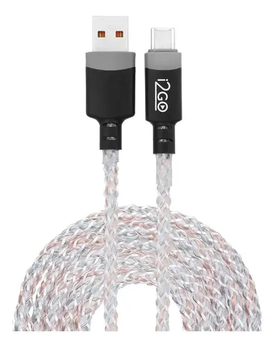 Cable USB C i2go LED RGB de 1 m y 2,4 A | MercadoLibre