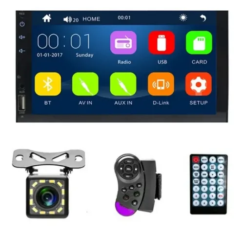 Radio Reproductor Pantalla Táctil Mp5 Bluetooth Usb Control | MercadoLibre