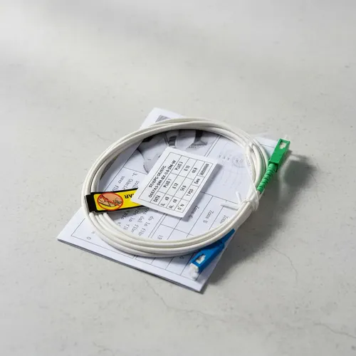 Cable Jumper Fibra Optica Para Modem Telmex Sc/apc - Sc/upc Blanco ...
