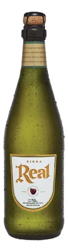 Sidra Real Clasica Etiqueta Blanca Botella 750ml Con Corcho | MercadoLibre