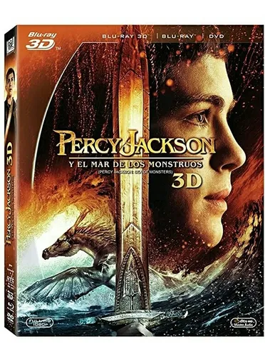 Percy Jackson Y El Mar De Los Monstruos Blu Ray 3d Br Dvd