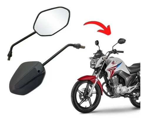 Espelho Retrovisor Par Honda Cg Titan Fan Start 125 150 160 Frete Grátis