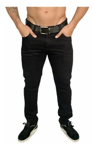 Calças Masculina Sarja Slim Fit C Lycra Várias Cores Mercadolivre