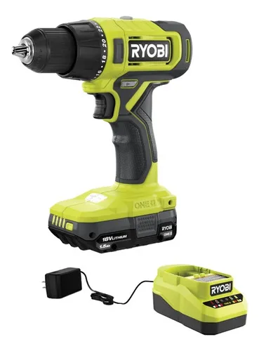 Ryobi Pcl206k Taladro Atornillador 1 2 1 Bateria Y Cargador Color Verde