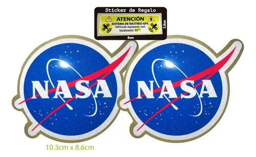 Calcomanias Reflejantes Para Auto O Camioneta Nasa 2 Sticker Cuotas