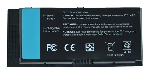 Bateria Dell Precision M4600 M6600 M4700 9gp08 Fv993 Pg6rc | Envío gratis