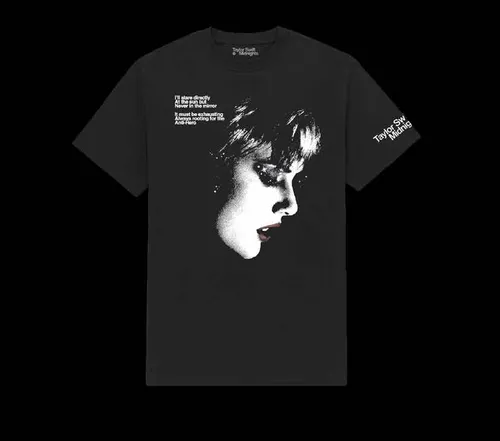Playera Taylor Swift Merch Oficial Midnights Meses Sin Intereses