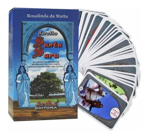Baralho Cartas Ciganas Santa Sara Kali Com 36 Cartas Tarot Parcelamento Sem Juros