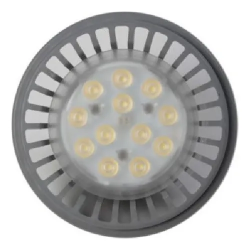 Lampara Ar111 Gris Led 12w Dimerizable Luz Fria Candil Gu10 Color De La