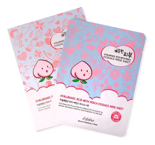 Mascarilla Coreana Esfolio K Beauty De Ácido Hialurónico Mercadolibre