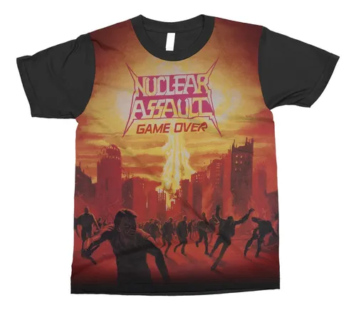 Camiseta Nuclear Assault - Game Over / Thrash Metal | Parcelamento sem ... Camiseta Nuclear Assault - Game Over / Thrash Metal | Parcelamento sem ...