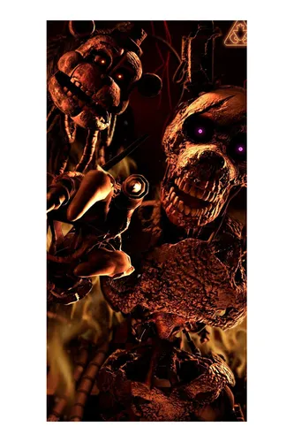 Poster Papel Fotografico Fnaf Burntrap Security Breach 40x80 Meses