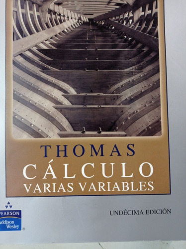 Calculo De Varias Variables, De Thomas | MercadoLibre Calculo De Varias Variables, De Thomas | MercadoLibre