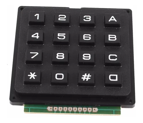 Teclado Matricial 16 4x4 Botões Arduino Pic Microcontrolador Mercadolivre