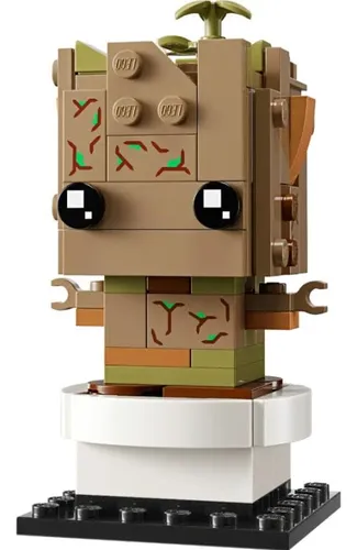Toy Lego Brickheadz Potted Groot 40671 W/ 113 Pieces | MercadoLibre