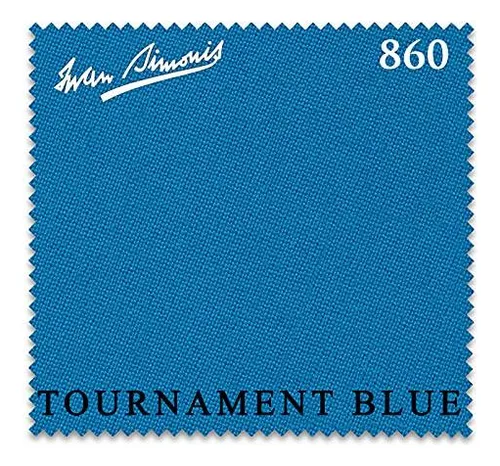Tela De Billar Torneo Azul 8 Pies Iwan Simonis 860 Azul Tournament ...