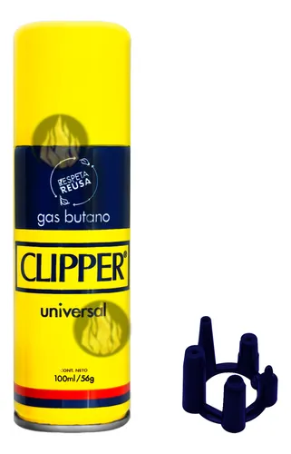 Lata De Gas Butano Clipper Para Rellenar Encendedor - 100 Ml | Meses ...
