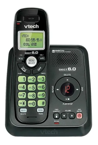 Teléfono VTech CS6124 inalámbrico - color negro | MercadoLibre Teléfono VTech CS6124 inalámbrico - color negro | MercadoLibre